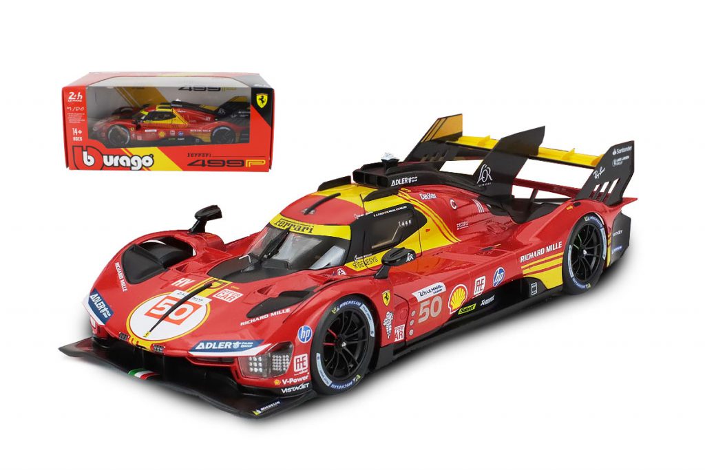 Modellini Ferrari 499P 24 ore Le Mans - Burago, Looksmart