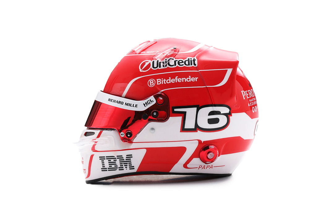 Modellino Casco Charles Leclerc Ferrari SF-25 F1 2025 Scala 1:5 Looksmart