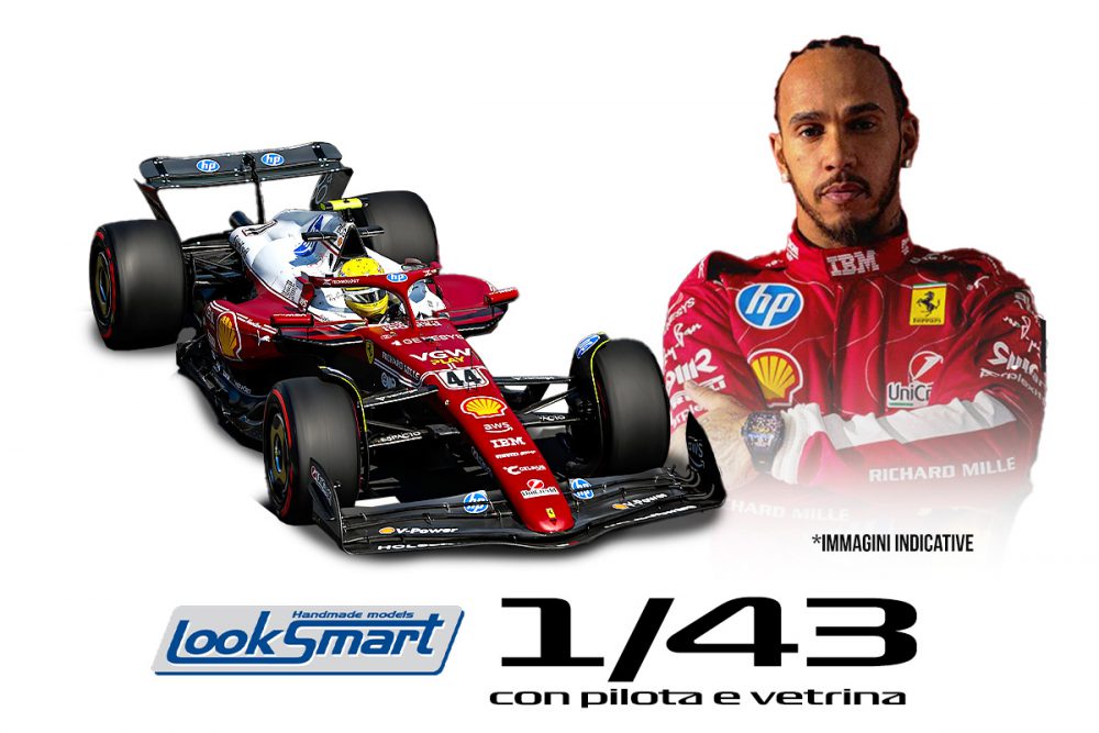 Modellino Ferrari SF-25 Monza 2025 Lewis Hamilton Scala 1:43 Looksmart